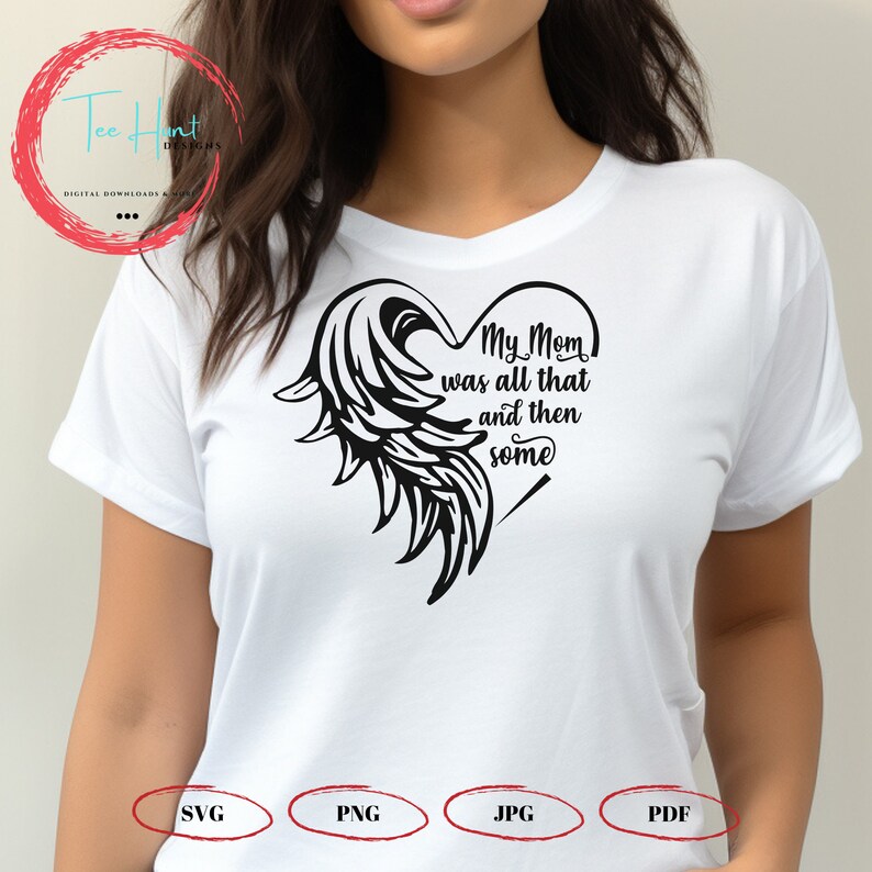 Memorial Angel Wings Svg Bundle, Wings, Angel in Heaven, Memorial Shirt ...