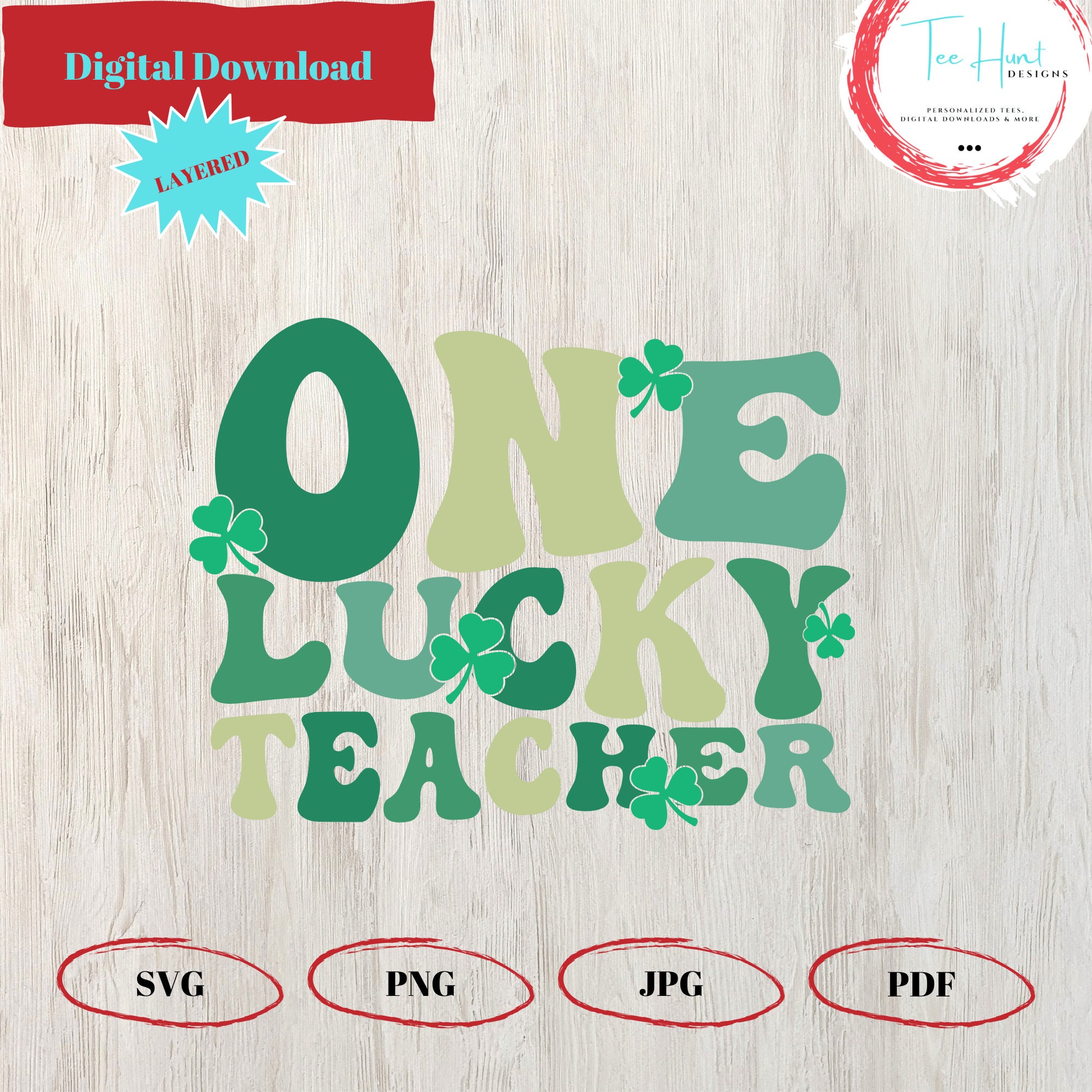 Teacher St. Patrick's Day Svg, Lucky Teacher Svg, St. Patrick's Day Svg ...