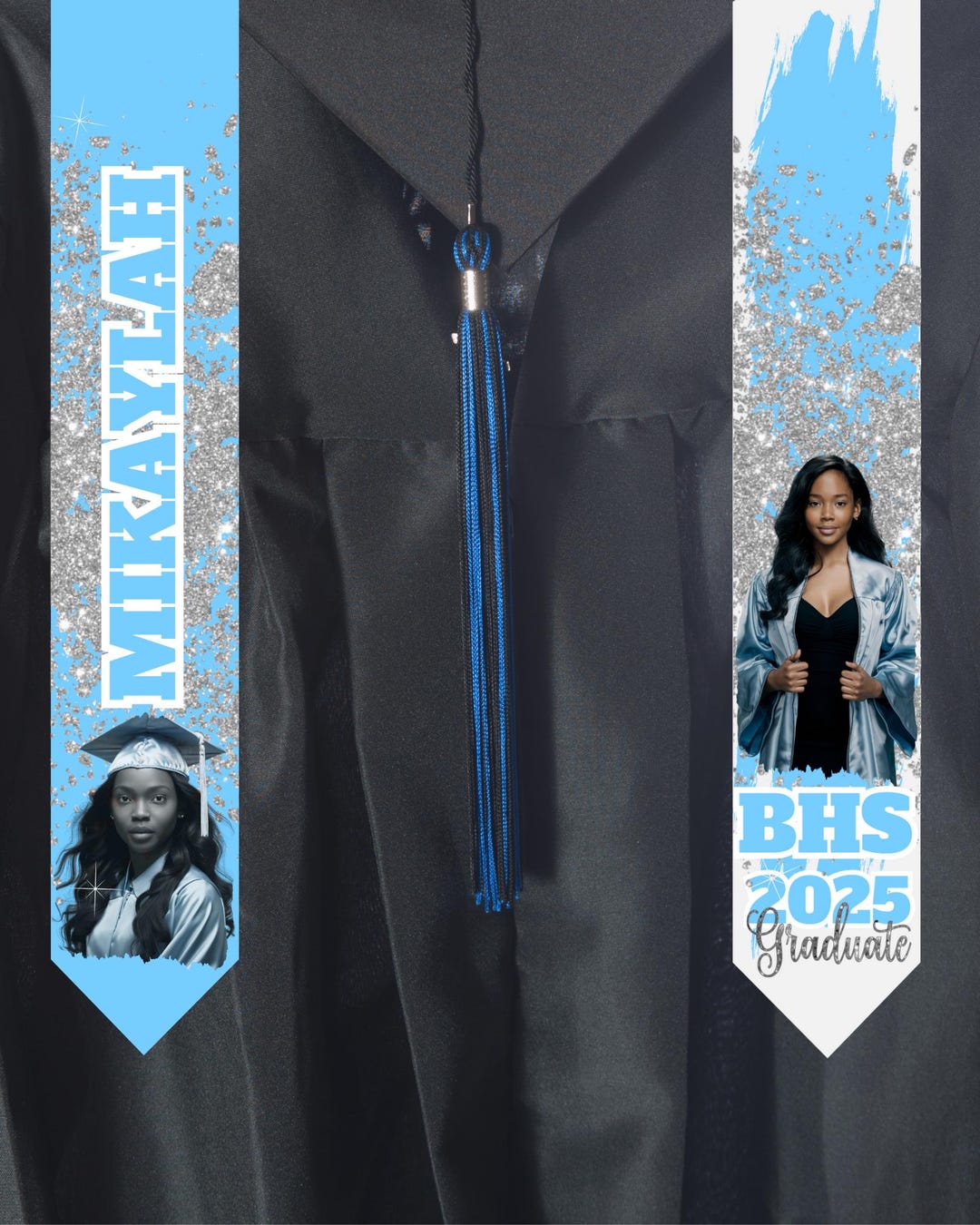 Graduation Stole Template, Custom Graduate Stole, Graduation Sash ...