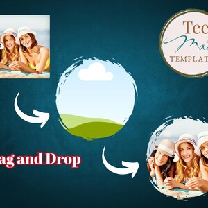 Canva Frames Templates Round, Distressed Square Frame 2 Pack ...