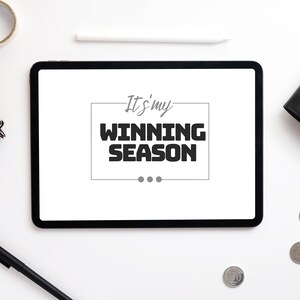 Tshirt Svg, It's My Winning Season Svg, Winning Season Svg, Winning ...
