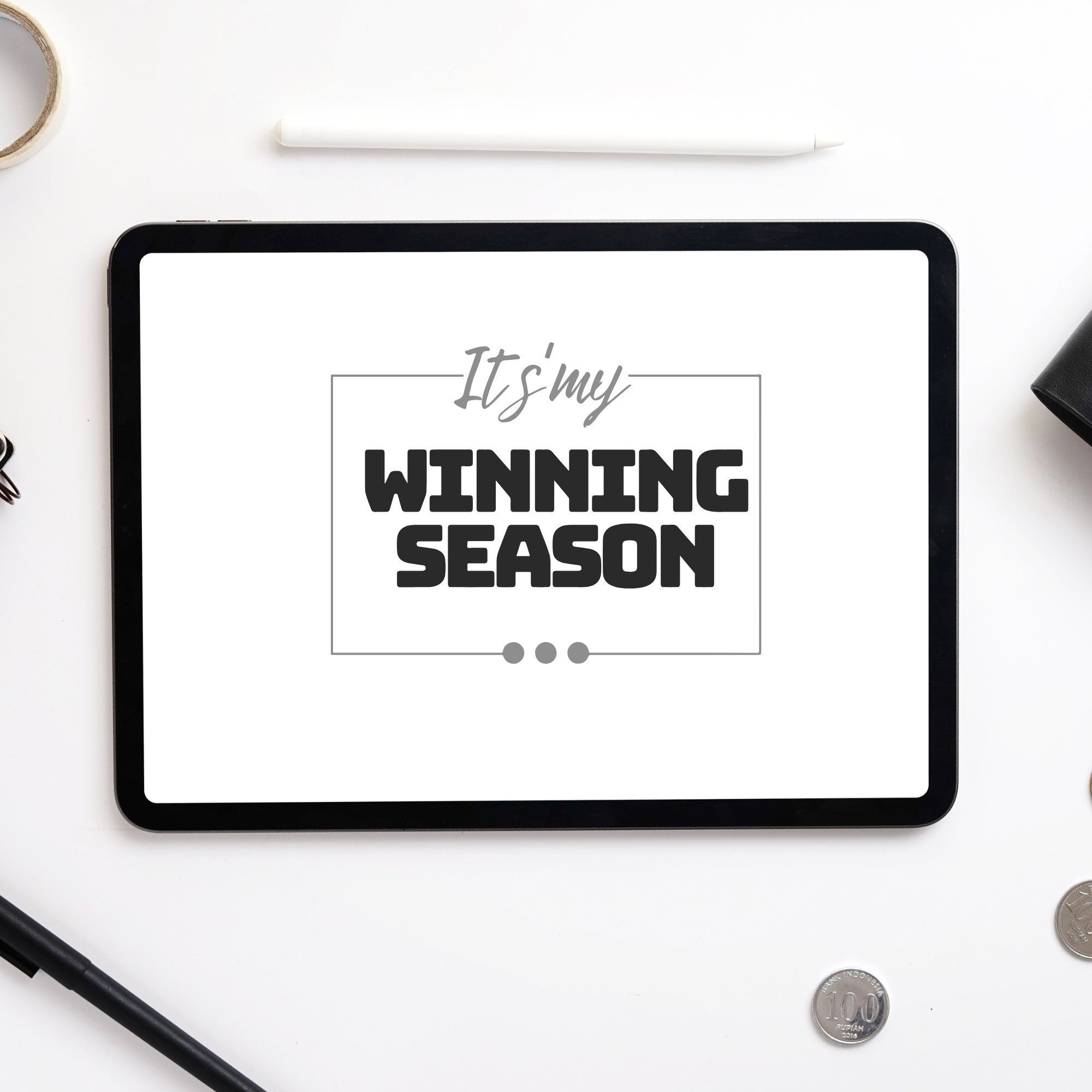 Tshirt Svg It's My Winning Season Svg Winning Season - Etsy