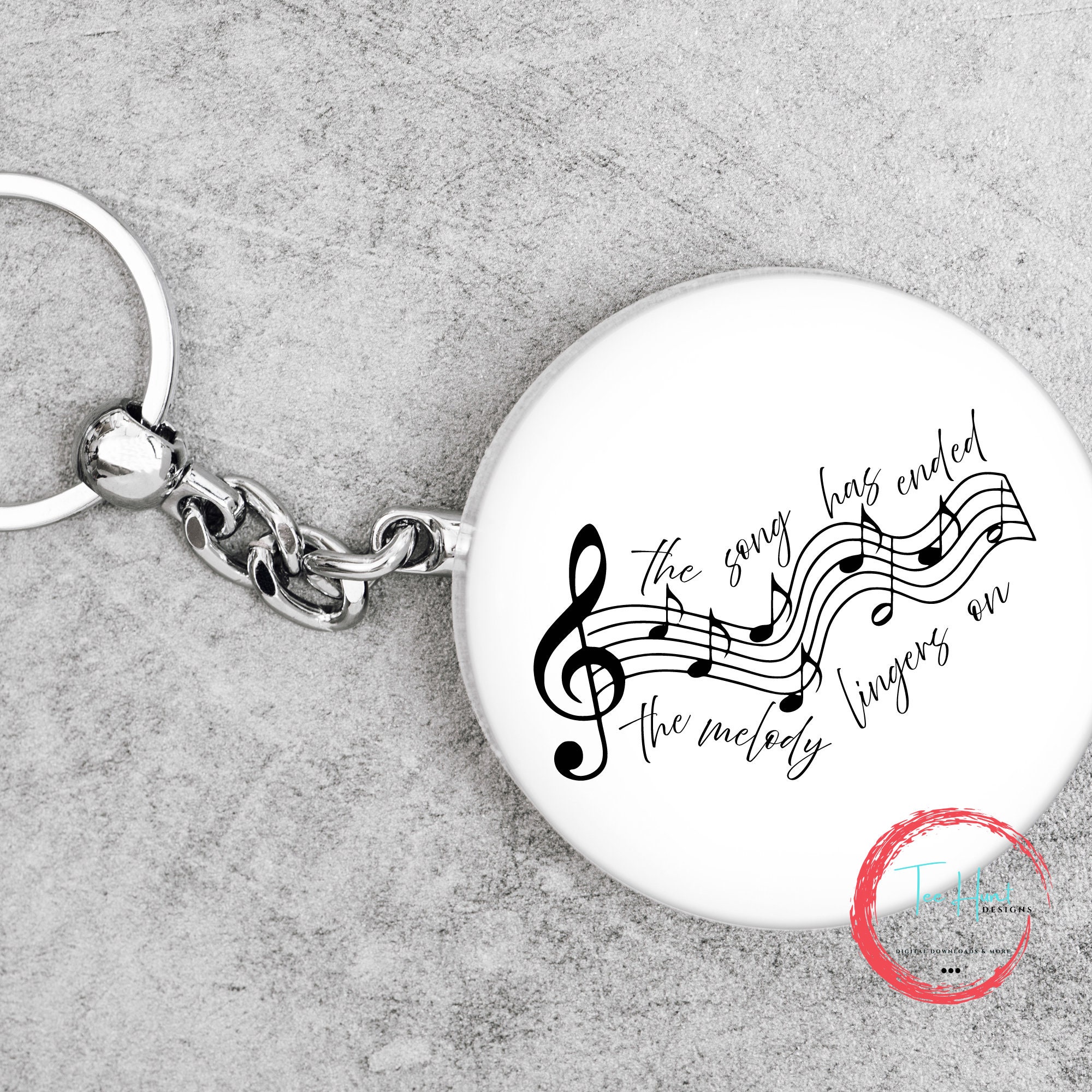 Memorial SVG, in Memory of Design, Grief Gift PNG, Music Notes ...