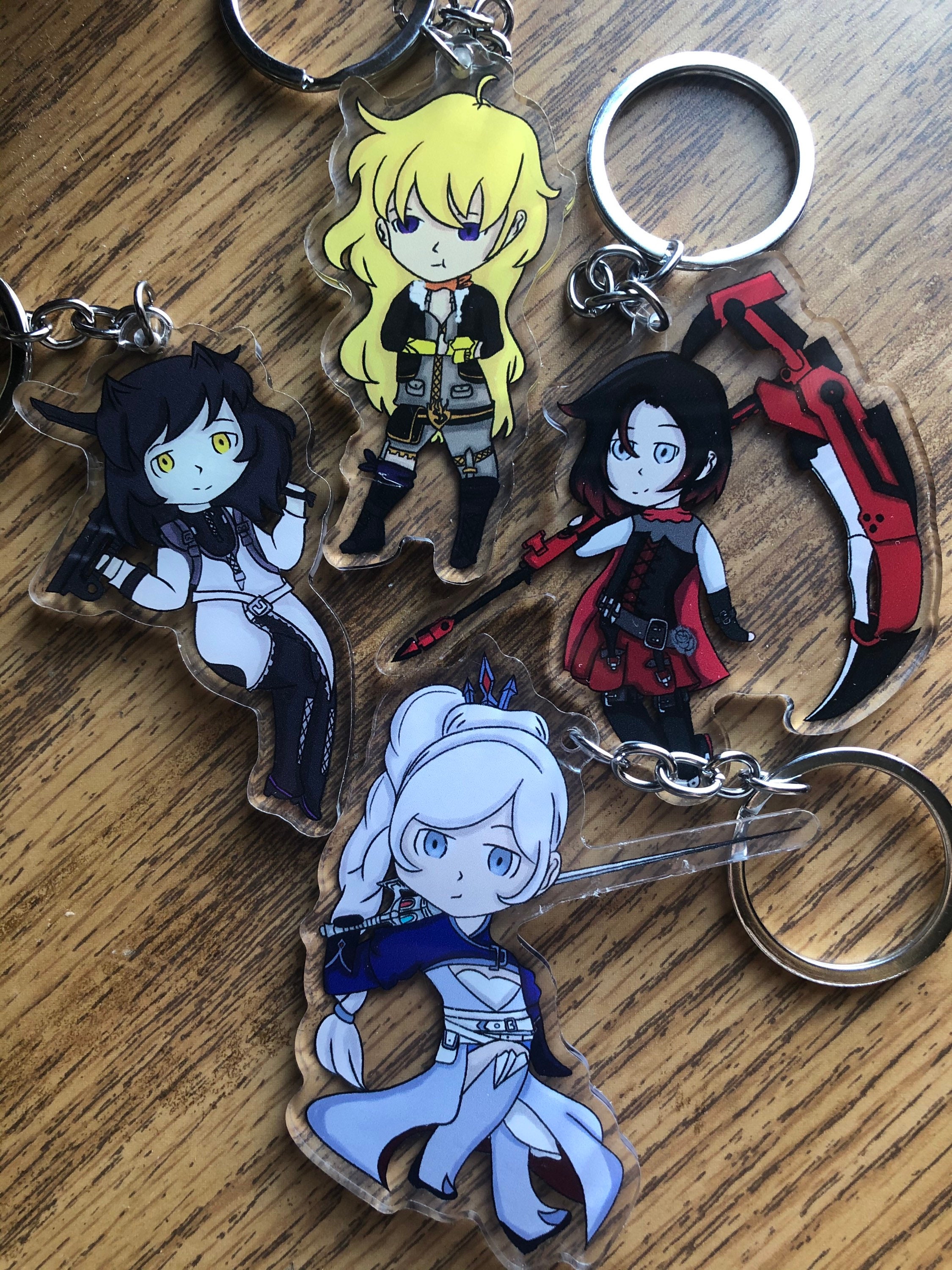 Team RWBY Acrylic Charms - Etsy