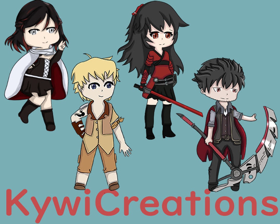 RWBY: Team STRQ Acrylic Charms - Etsy