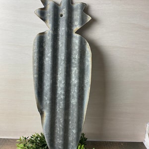 16 Inch Corrugated Metal Carrot - Spring Decor - Easter Decor - Etsy