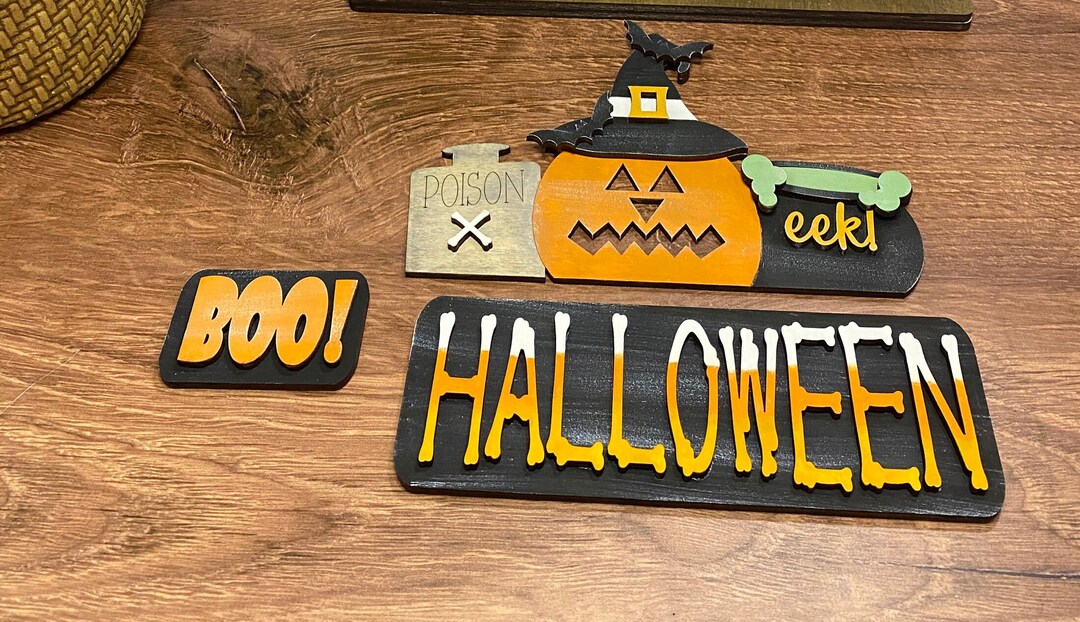 Halloween Insert for Interchangeable 12 Inch Vintage Truck (base Sold ...