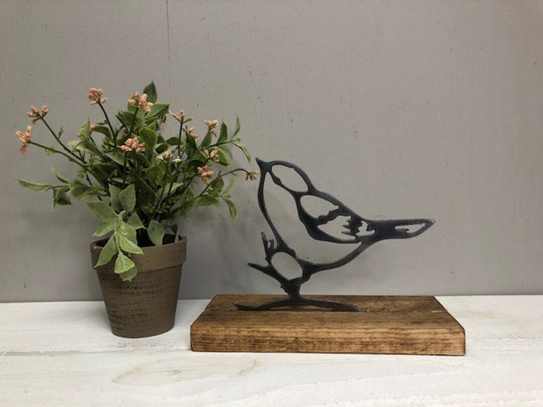 Farmhouse Decor - Songbird - Bird - Metal Decor - Shelf Sitter - Etsy