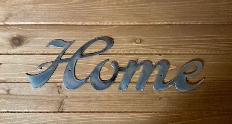 Home Metal Word Farmhouse Decor Metal Decor - Etsy