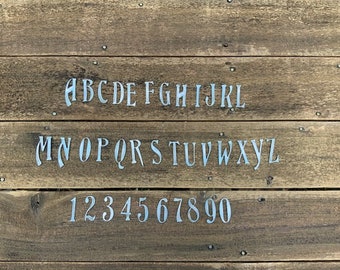 2 Inch Metal Letters | Etsy