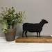 Farmhouse Decor Sheep Metal Decor Shelf Sitter - Etsy