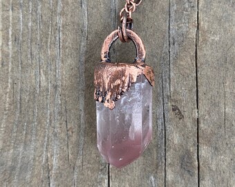 Pink Amulet Necklace - Etsy