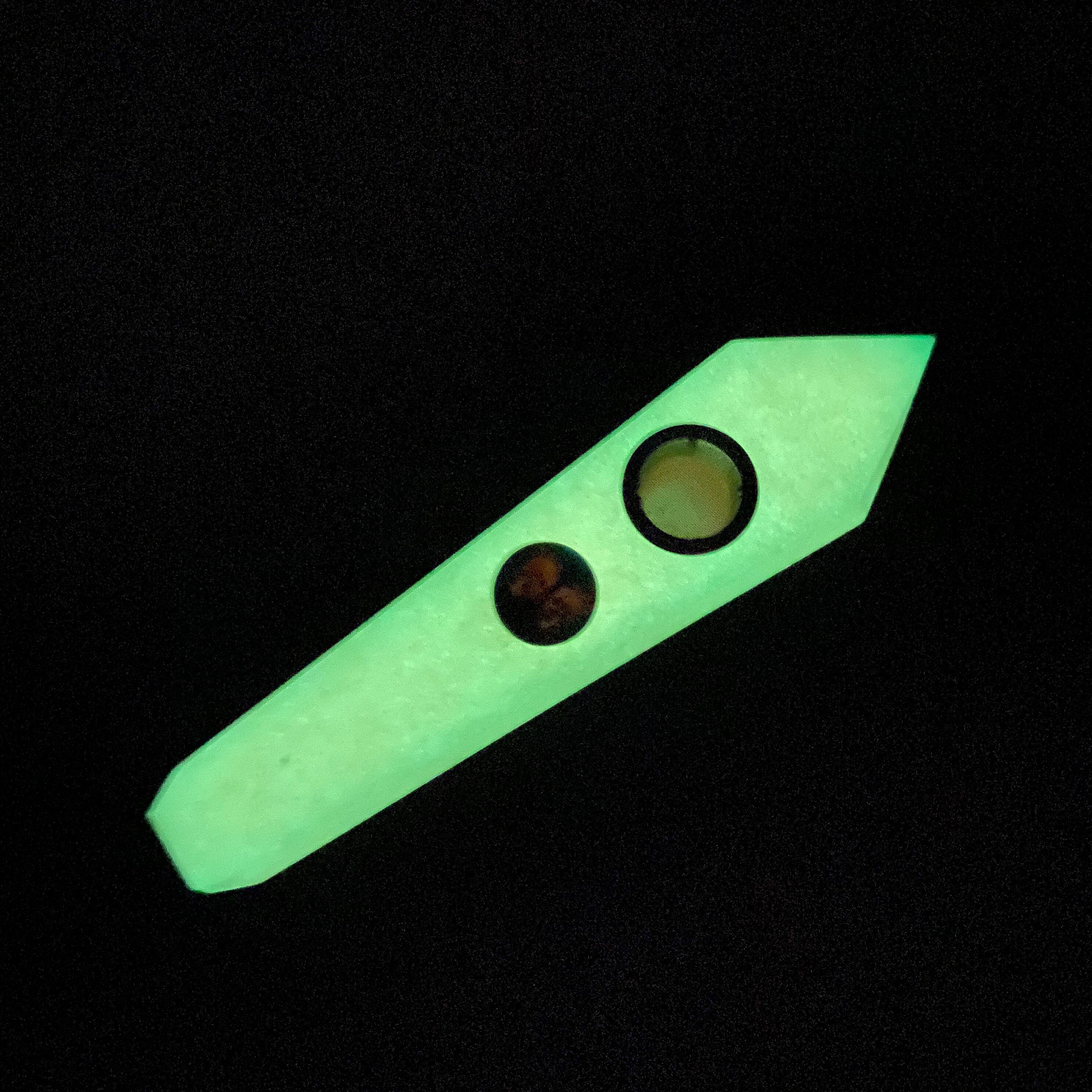 Luminous Stone Pipe Glow in the Dark Pipe for Smoking - Etsy