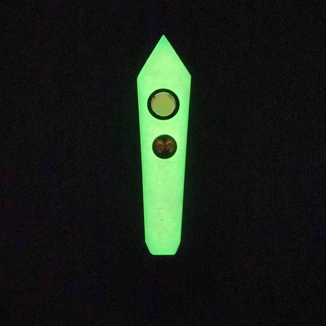 Luminous Stone Pipe, Glow in the Dark Pipe for Smoking, Halloween Pipe ...