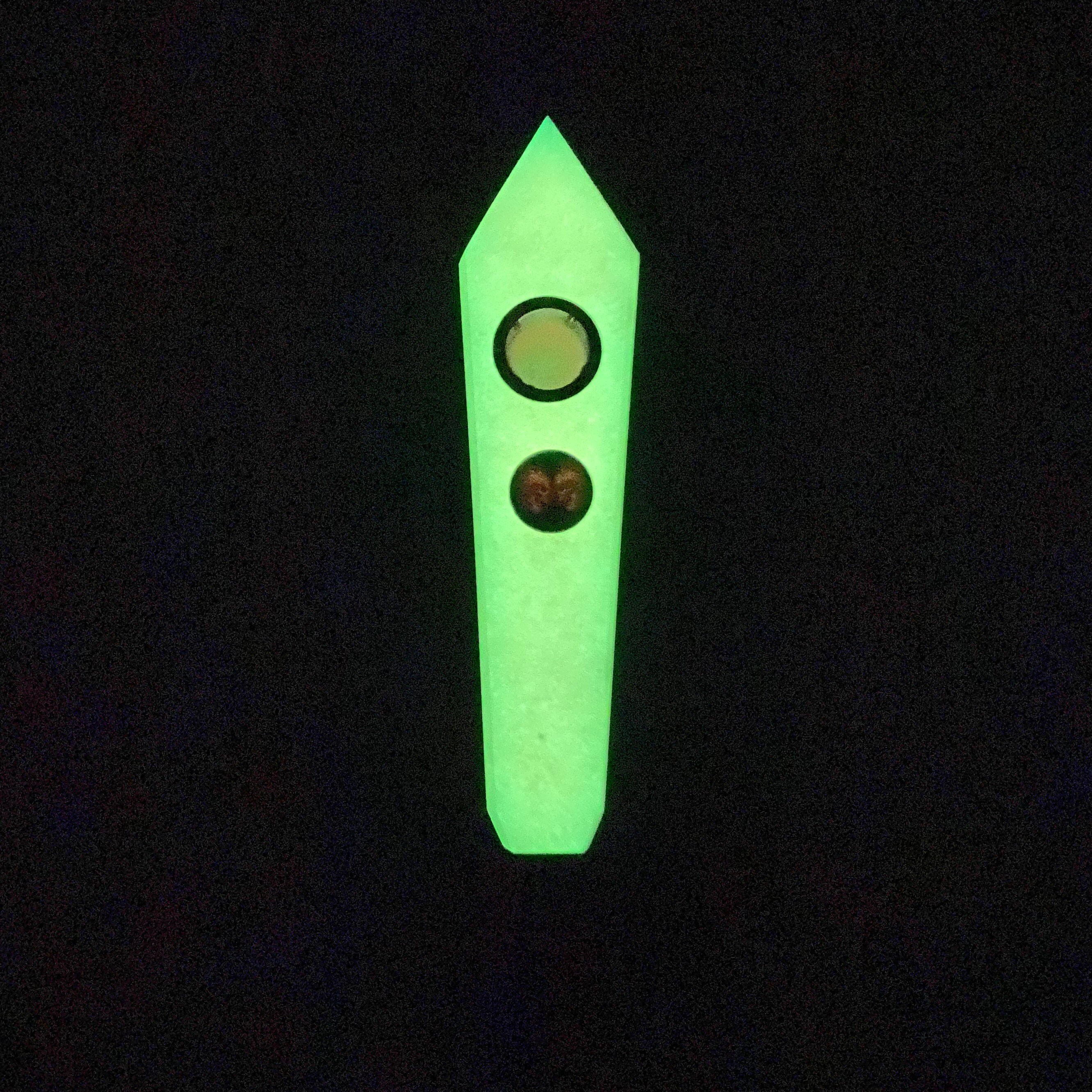 Luminous Stone Pipe Glow in the Dark Pipe for Smoking - Etsy