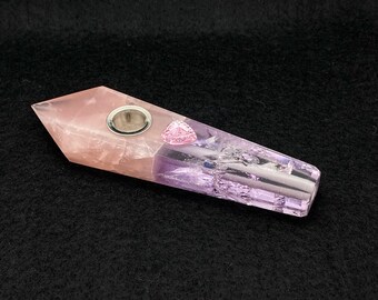 Crystal Smoking Pipe - Etsy