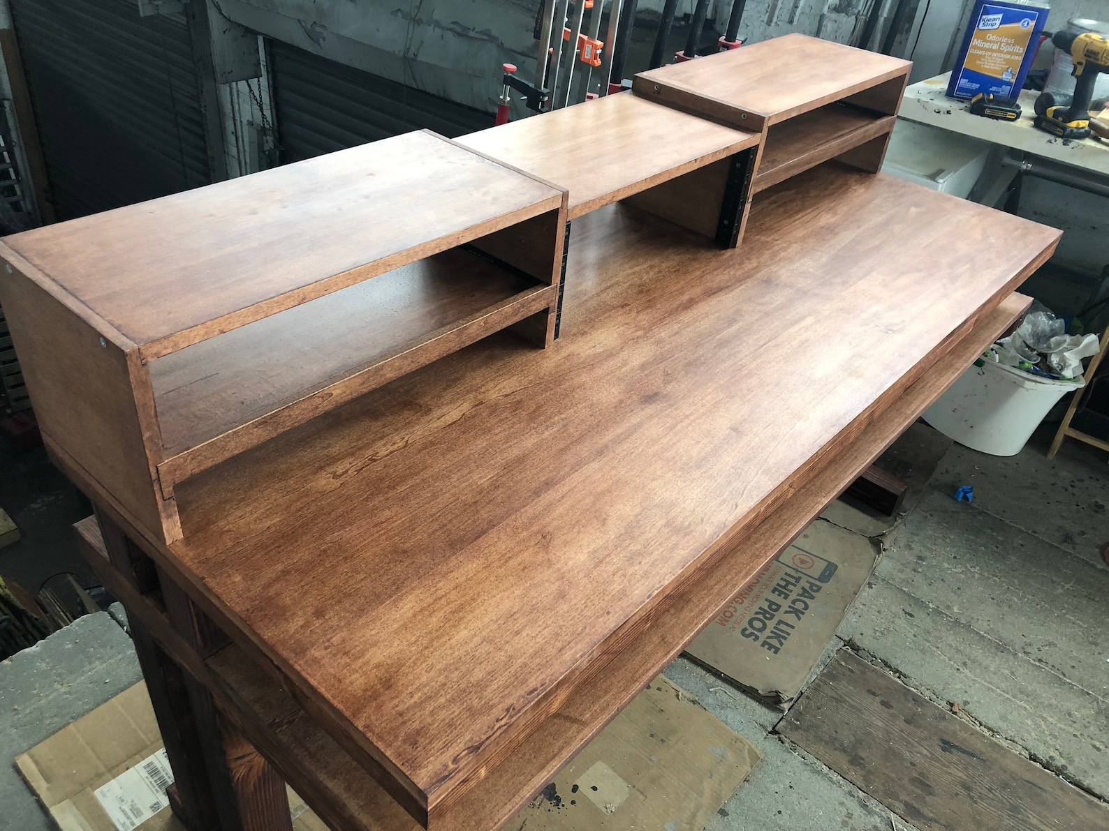 Maple-mahogany Desk - Etsy
