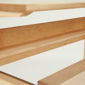 Solid Maple Studio Desk With Piano Drawer - Etsy