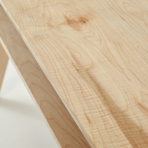 Solid Maple Studio Desk With Piano Drawer - Etsy