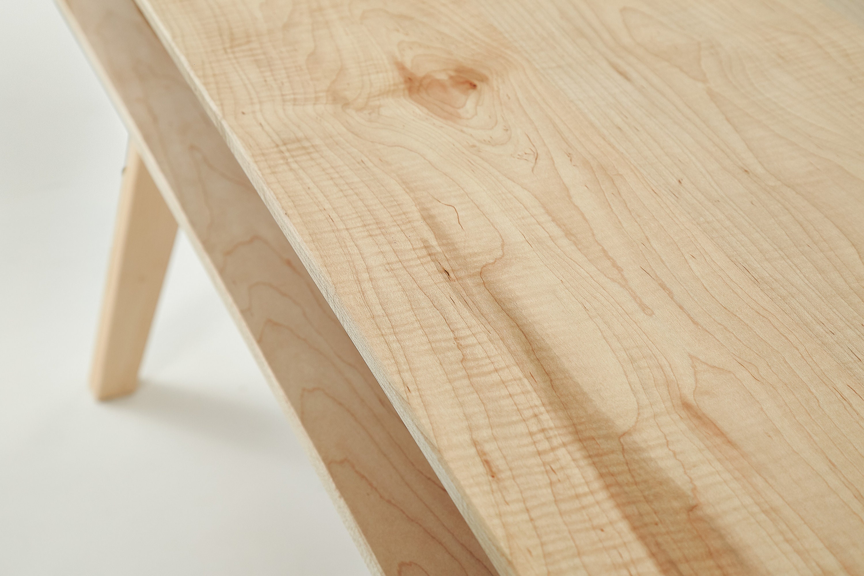 Solid Maple Studio Desk With Piano Drawer - Etsy