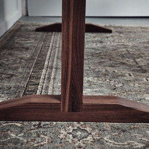 62" Solid Walnut Workstation (custom Size Available) - Etsy