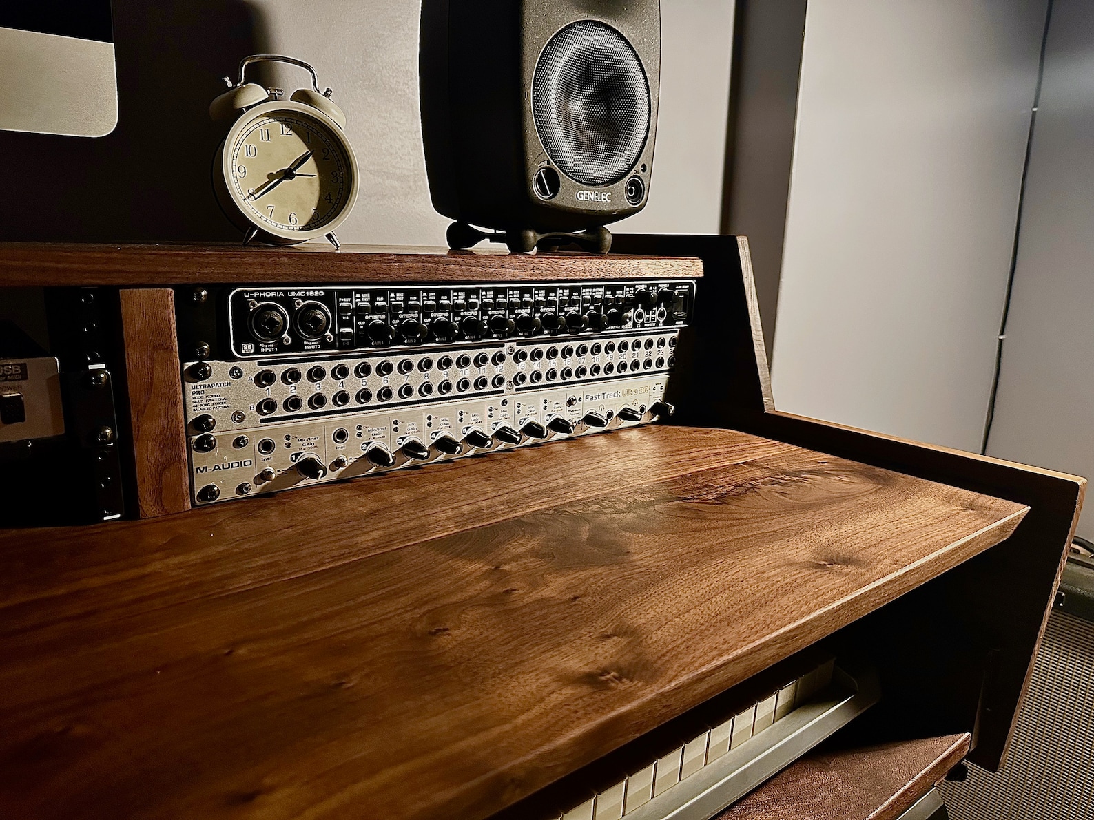 Solid Sit-stand Walnut Studio Desk (customizable) - Etsy