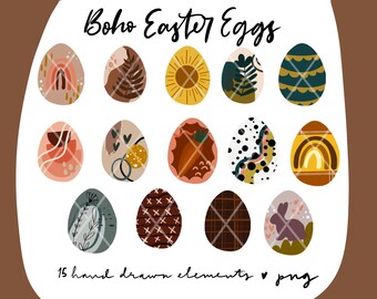 Easter Egg Clipart | Etsy