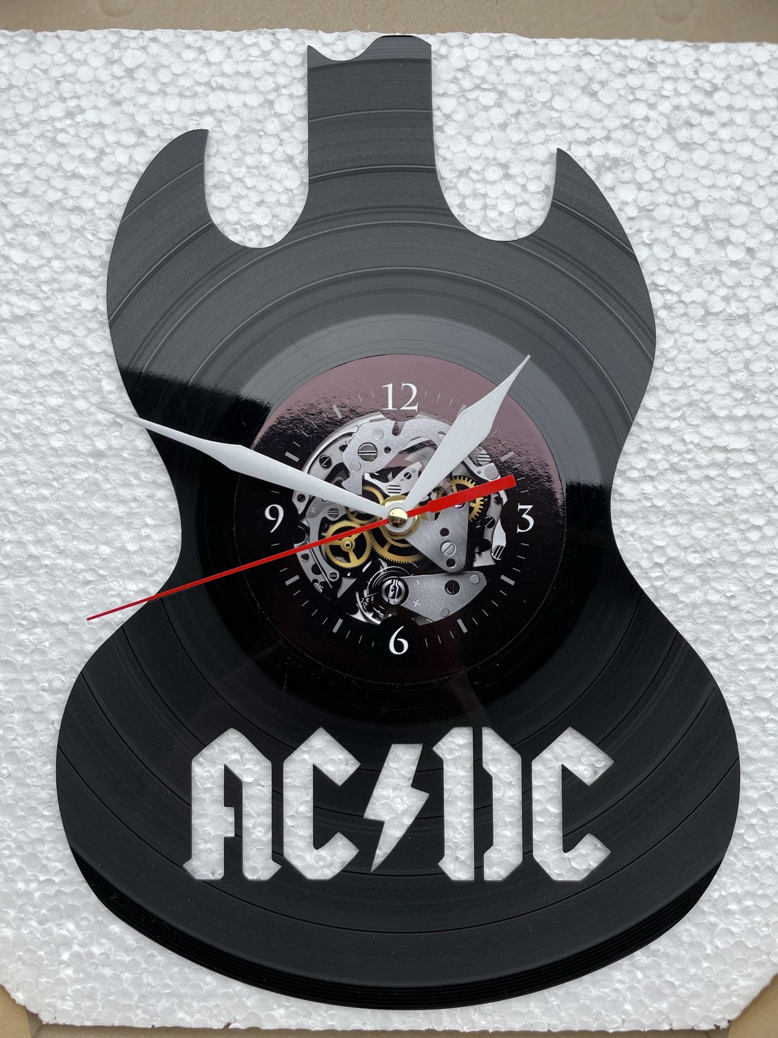 ACDC Vinyl Record Wall Clock Room Home Decor Unique Design - Etsy