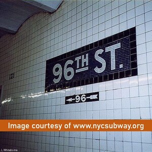 NYC Subway Art Print - 96th Street | IND 8th Ave Line | B, C Trains ...