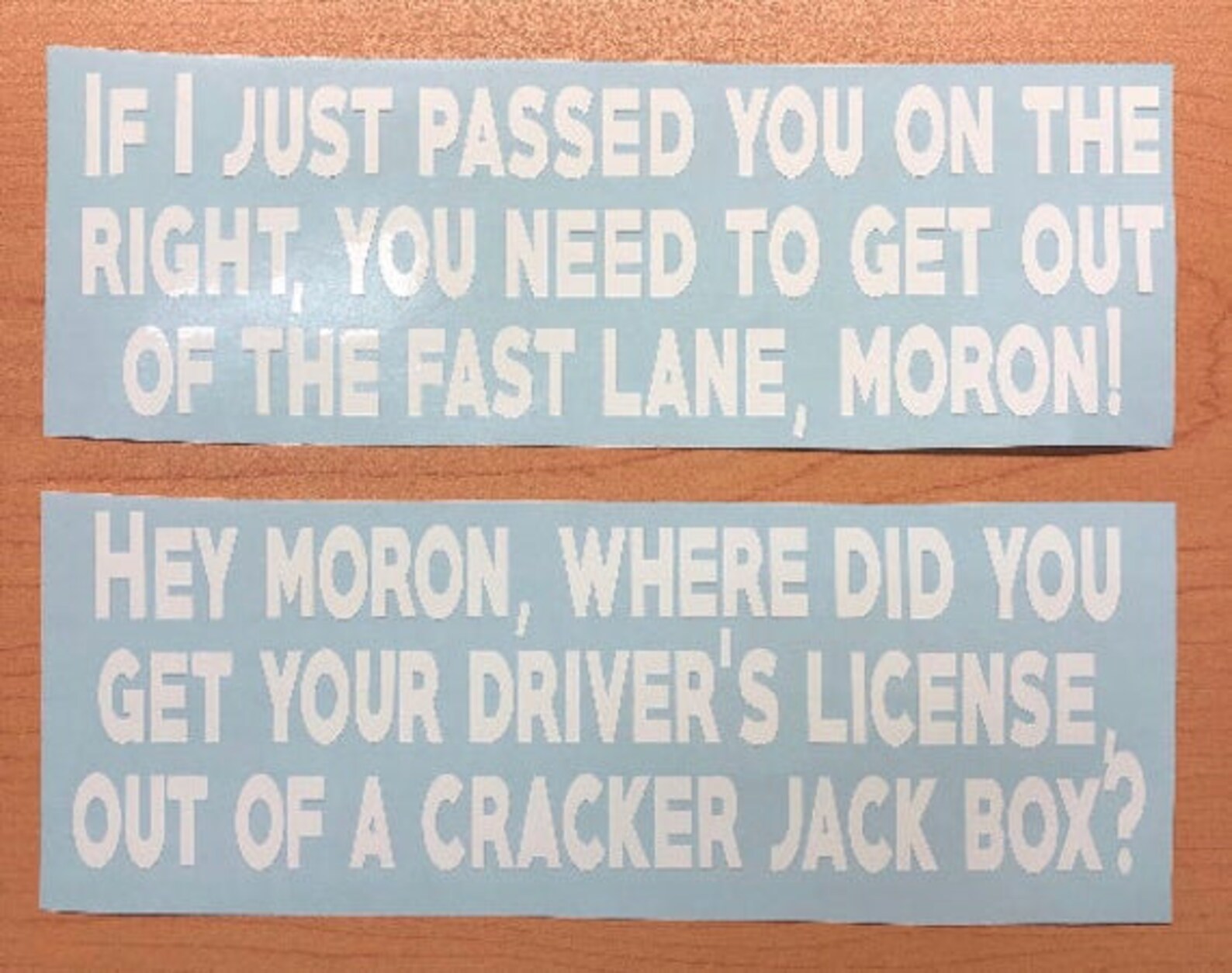 Road Rage Tailgating/tailgater Bumper Sticker Diecut Decal 14 - Etsy