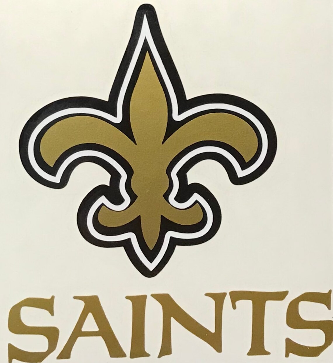 New Orleans Saints Who Dat vinyl digital cut car decal sticker | Etsy