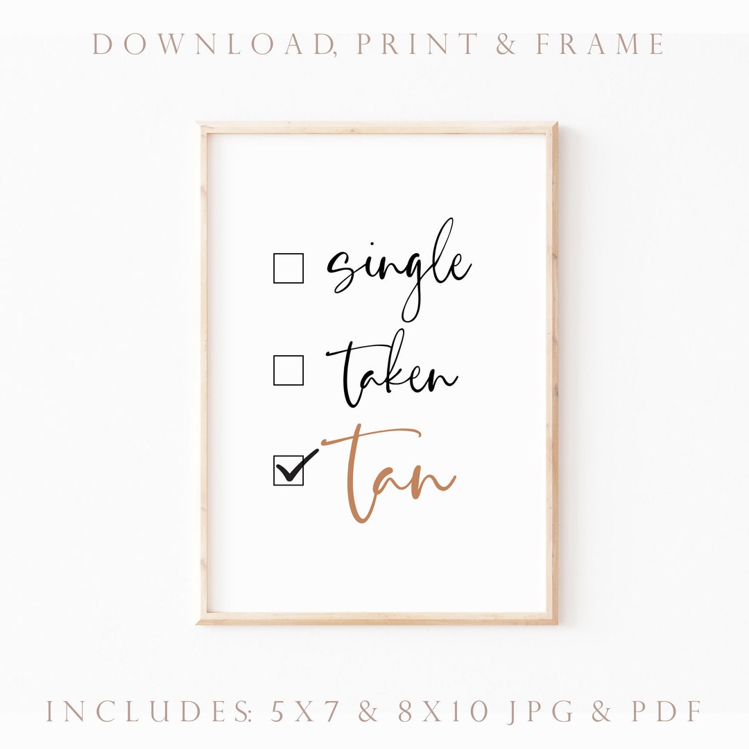 Printable Tanning Sign. Tanning Salon Decor. Spray Tan Business ...