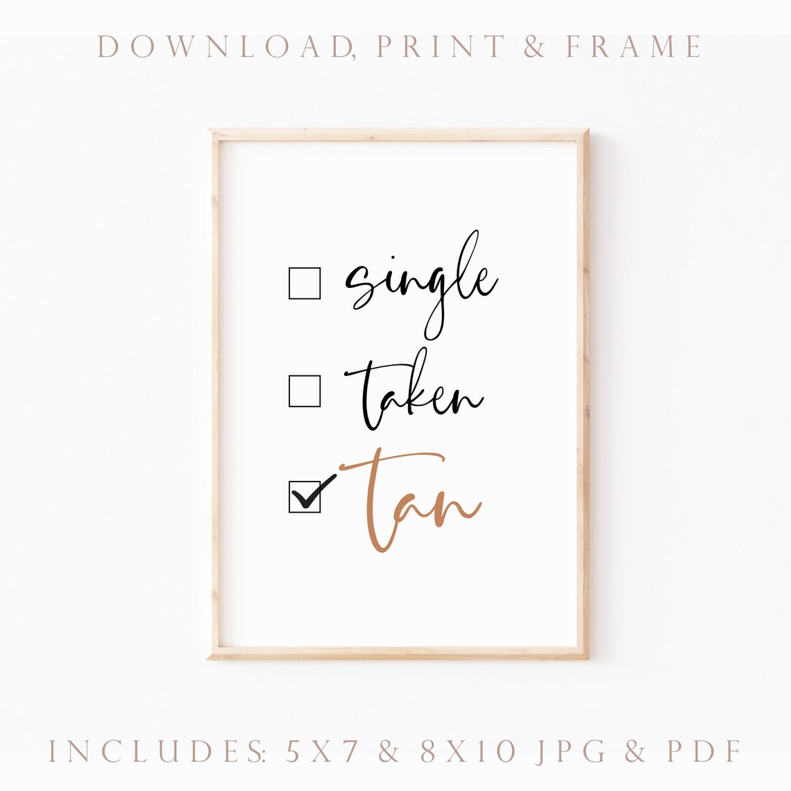 Printable Tanning Sign. Tanning Salon Decor. Spray Tan Business ...