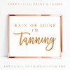 Printable Tanning Sign. Tanning Salon Decor. Spray Tan Business ...