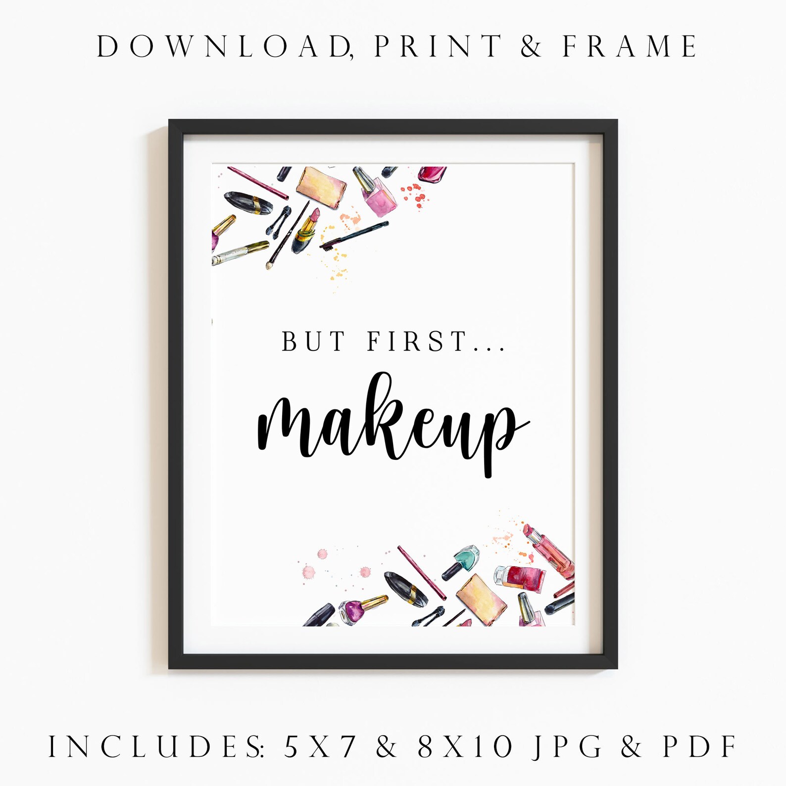 Makeup Printable. Makeup Print. Makeup Artist. Makeup Artist Gift ...