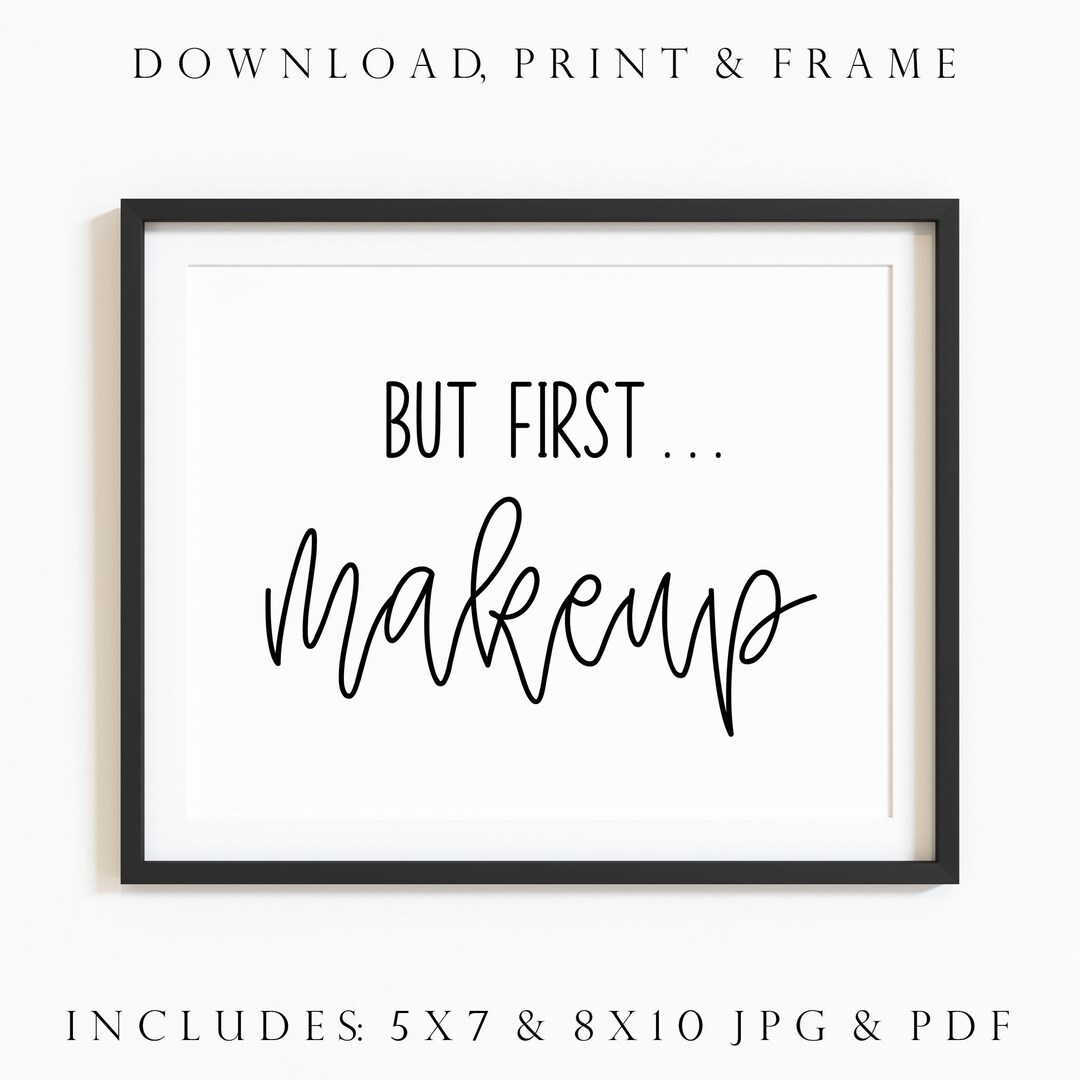 Makeup Printable. Makeup Print. Makeup Artist. Makeup Artist Gift ...