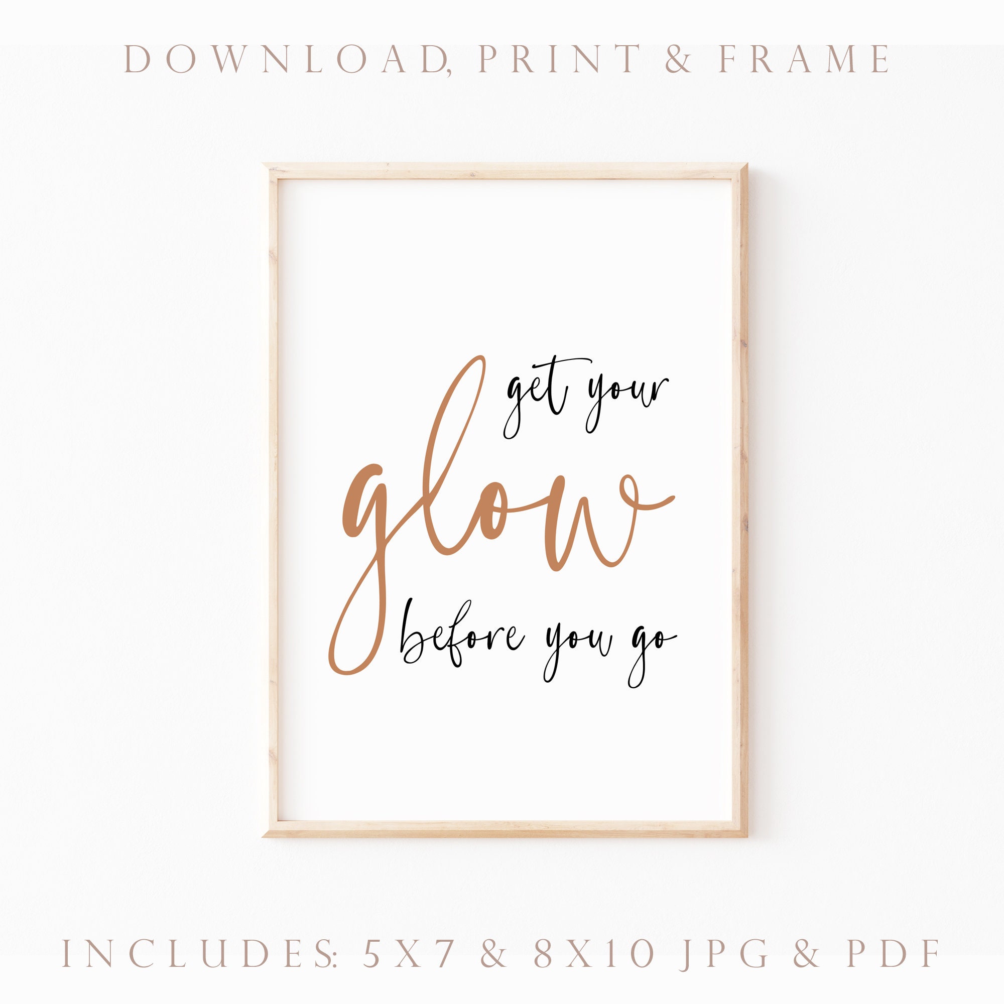 Printable Tanning Sign. Tanning Salon Decor. Spray Tan Business ...