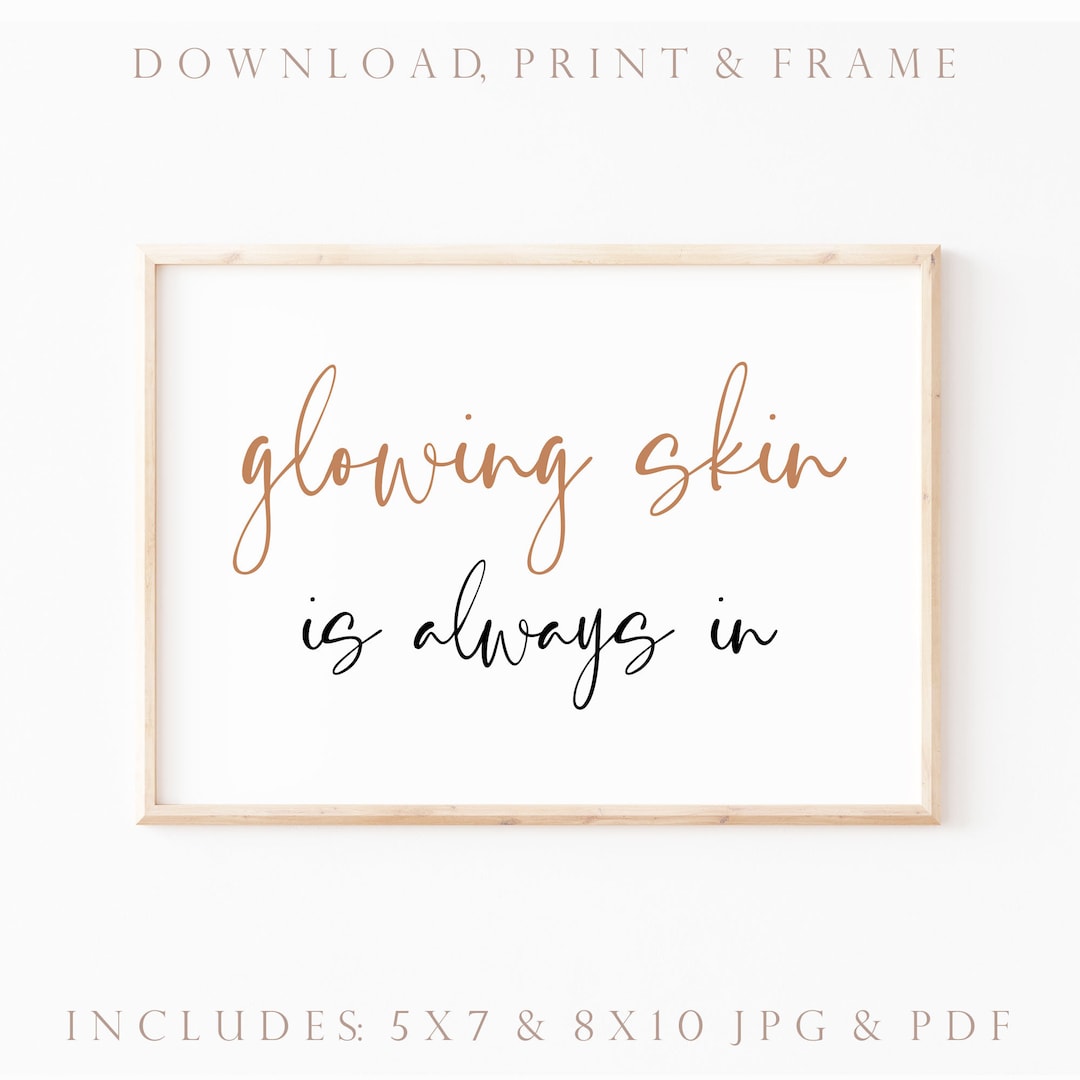 Printable Tanning Sign. Tanning Salon Decor. Spray Tan Business ...