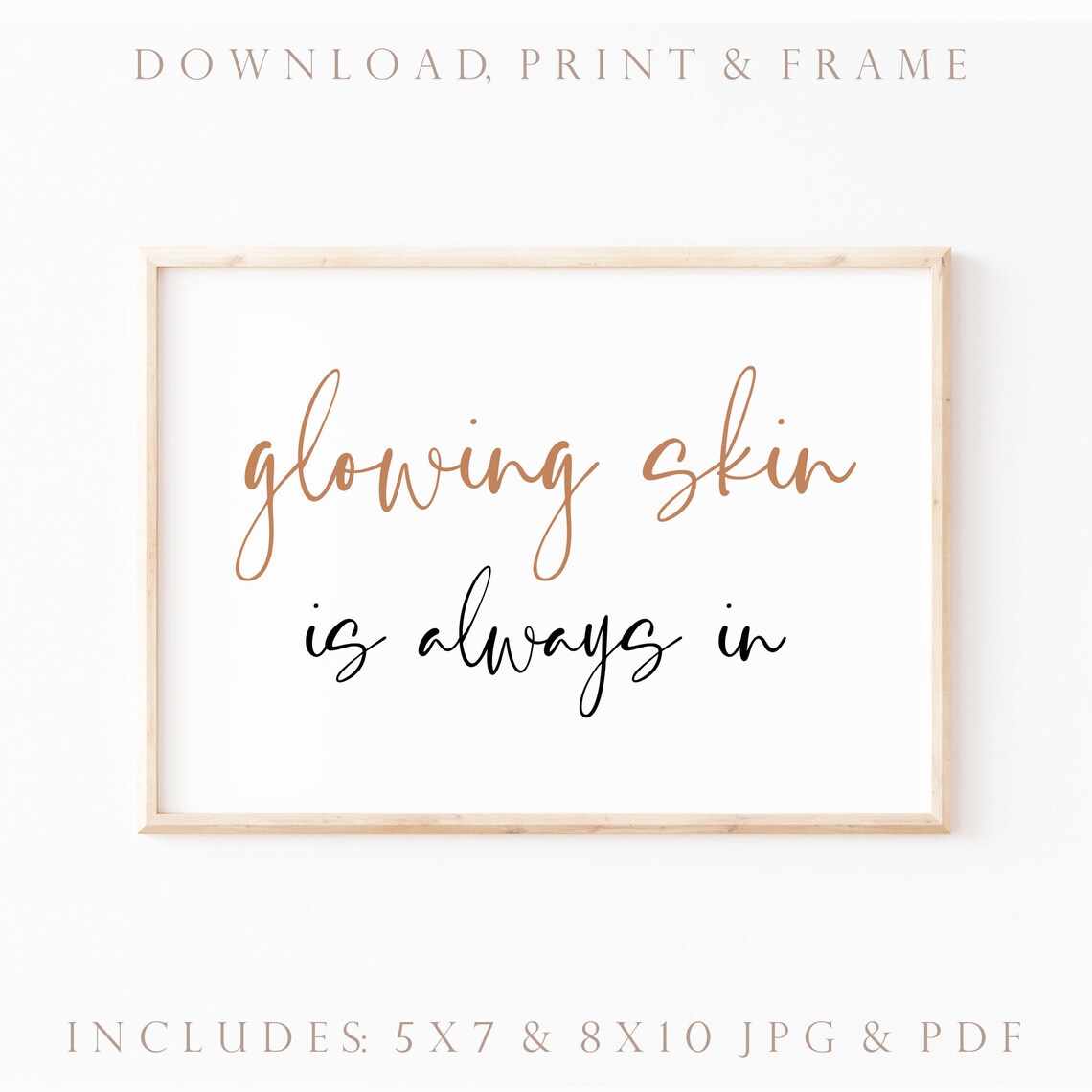 Printable Tanning Sign. Tanning Salon Decor. Spray Tan Business ...