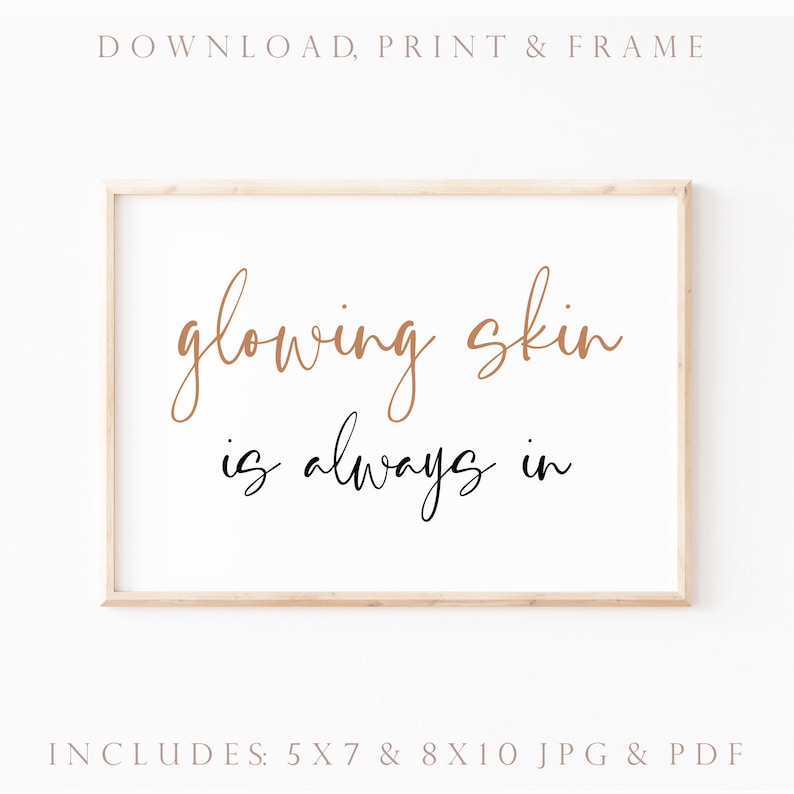 Printable Tanning Sign. Tanning Salon Decor. Spray Tan Business ...