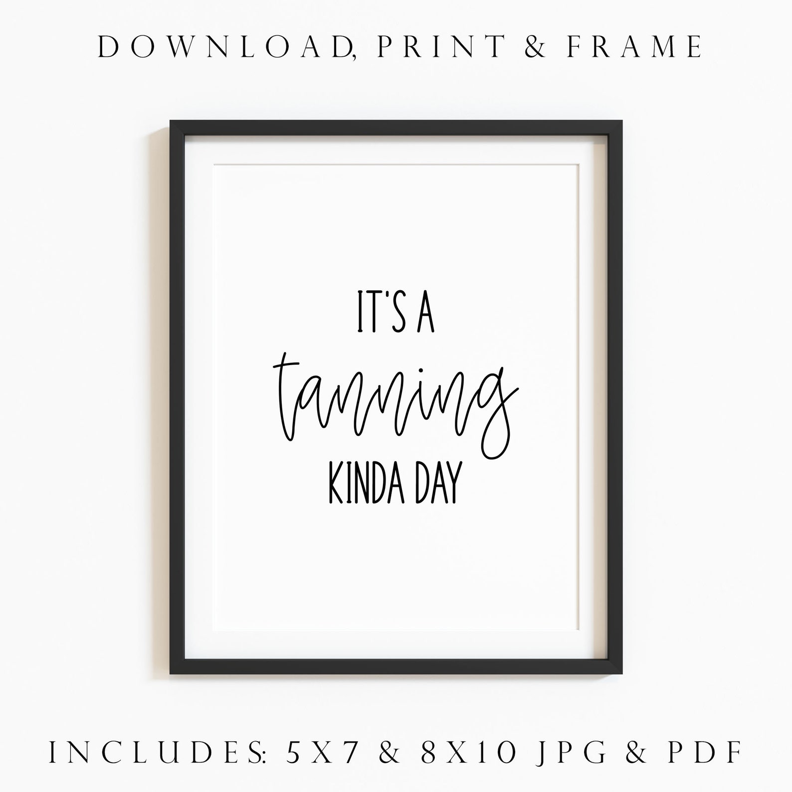 Printable Tanning Sign. Tanning Salon Decor. Spray Tan - Etsy