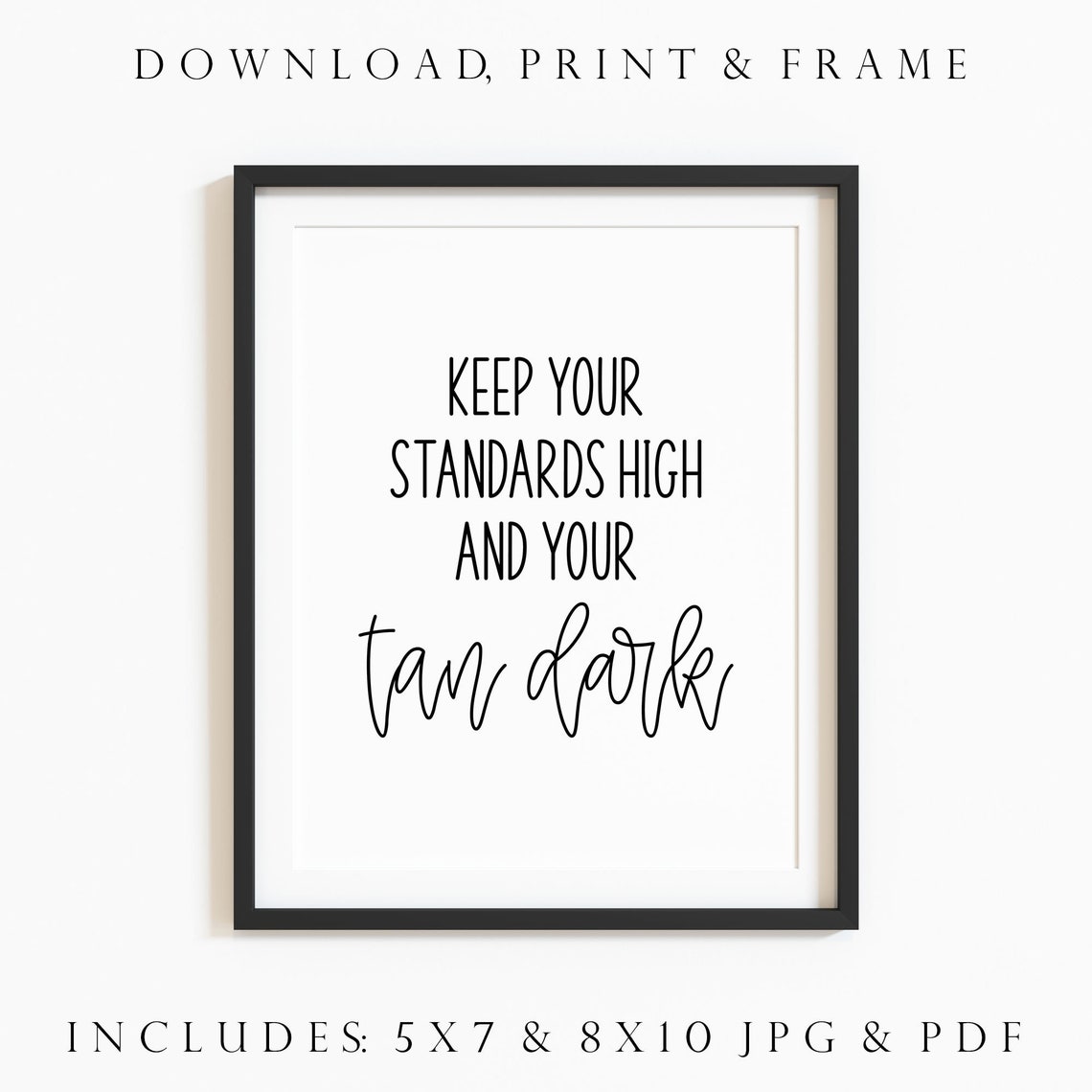 Printable Tanning Sign. Tanning Salon Decor. Spray Tan Business ...