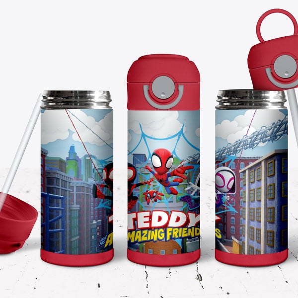 Metal Spidey and His Amazing Friends Cup - Etsy