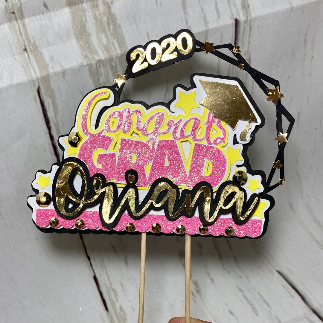 Topper de pastel de graduación / topper de grado y mini toppers - Etsy ...