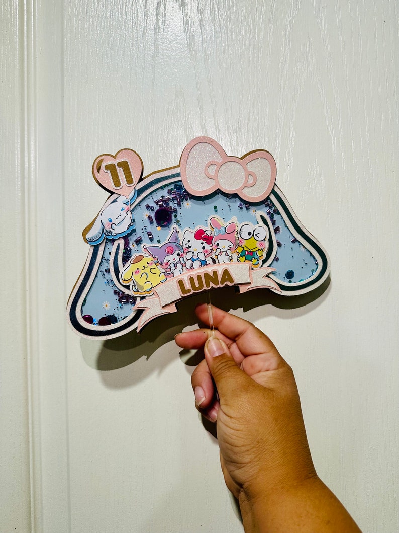 Sanrio Cinnamoroll Shaker Cake Topper / Hello Kitty & Friends - Etsy