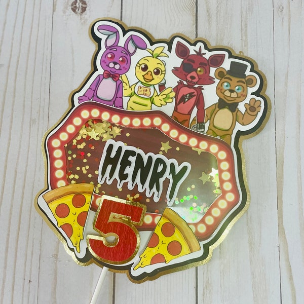 Five Nights at Freddys Cake Topper - Etsy