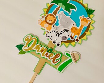 Safari Cake Topper - Etsy