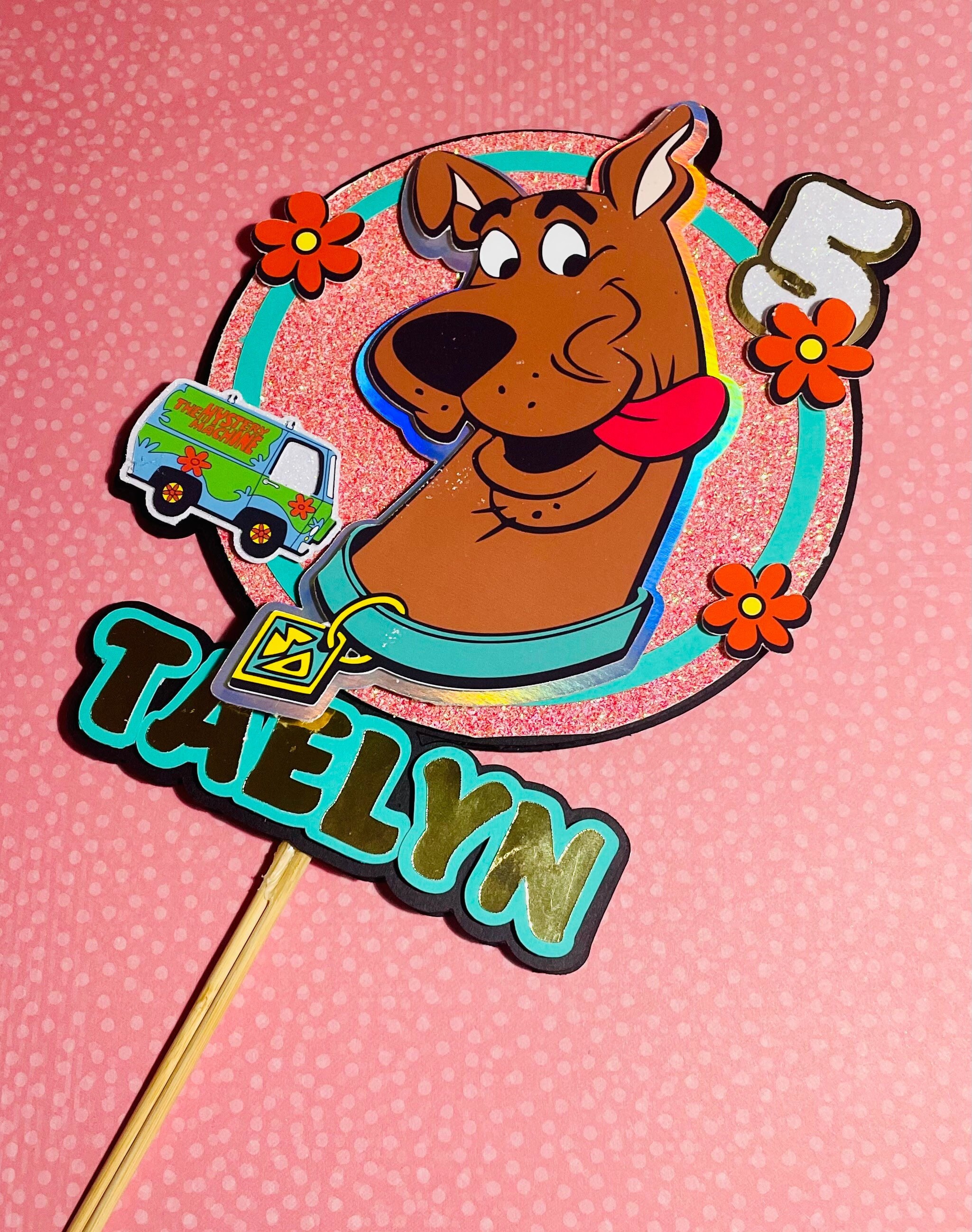 Scooby Doo Inspired Personalized Cake Topper - Etsy