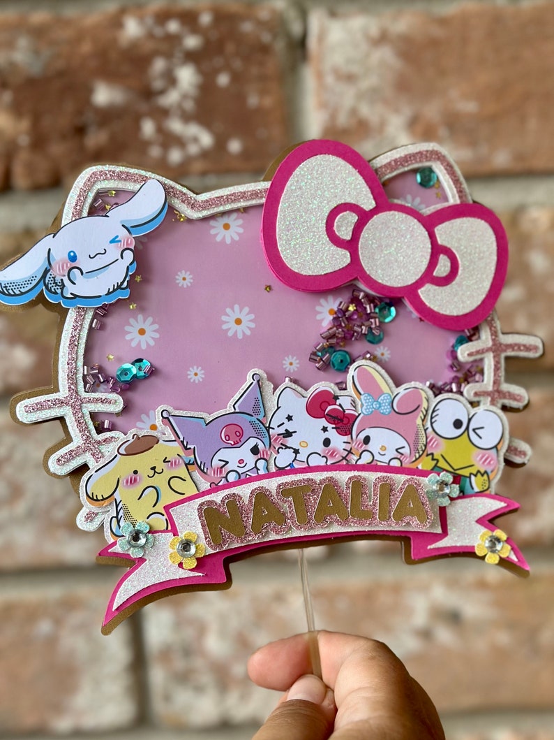 Sanrio Shaker Cake Topper / Hello Kitty & Friends Shaker - Etsy