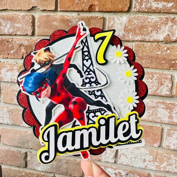 Ladybug Cake Toppers - Etsy